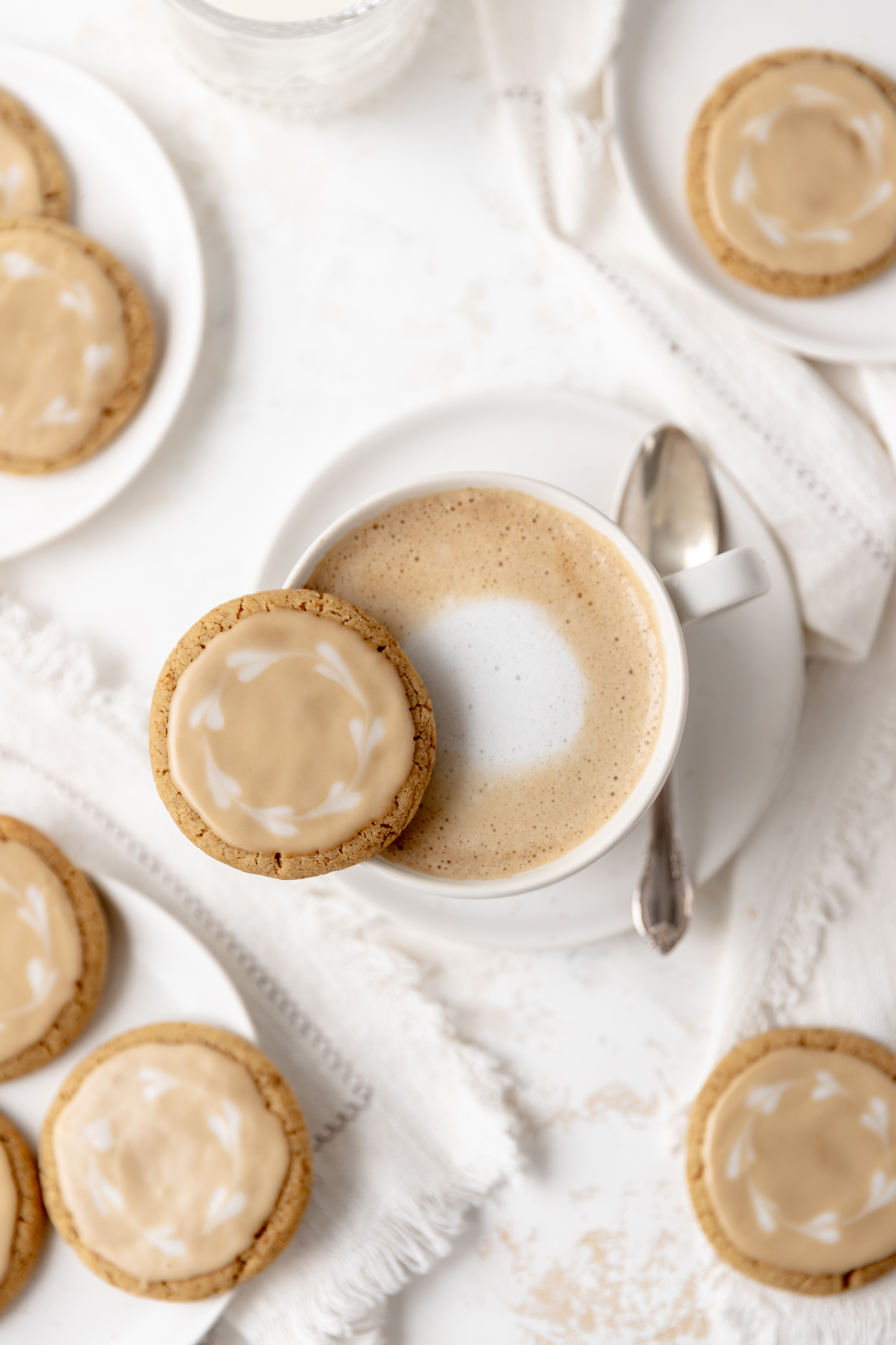 Vanilla Latte Cookies - French Vanilla Food Photography and Recipes