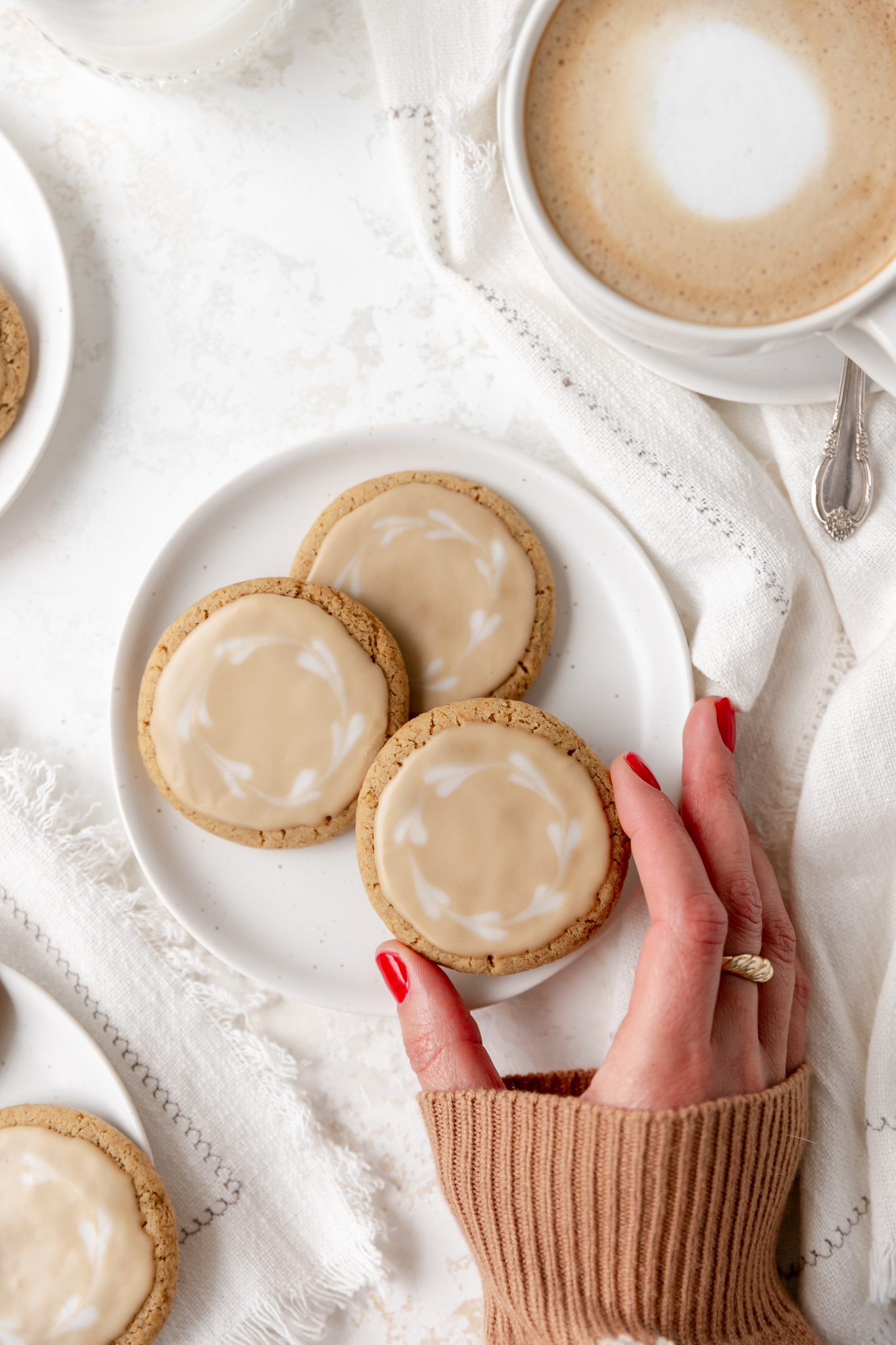 Vanilla Latte Cookies - French Vanilla Food Photography and Recipes