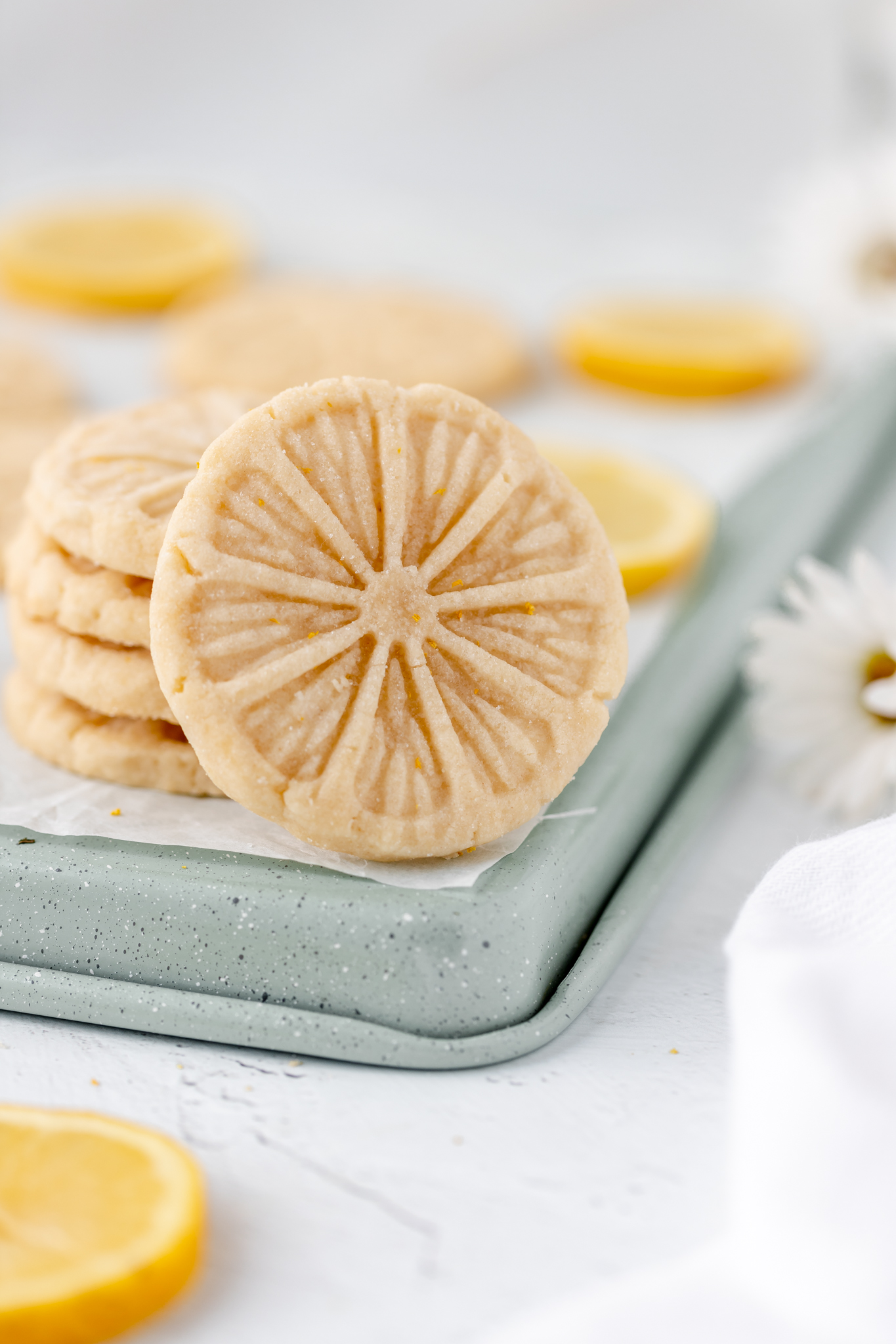 Lemon Shortbread Cookies - French Vanilla