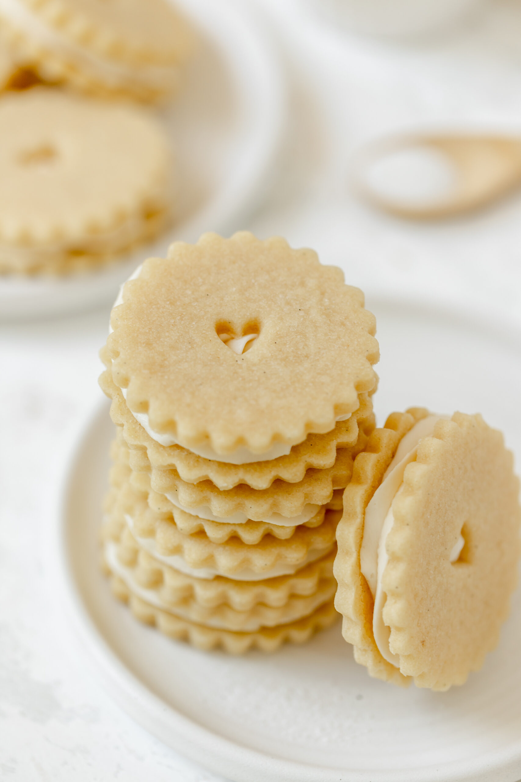 Vanilla Sandwich Cookies - French Vanilla Food Photography and Recipes